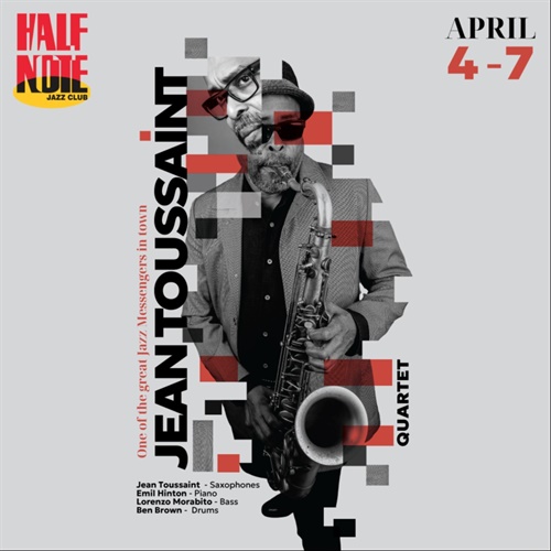JEAN TOUSSAINT QUARTET "One of the great Jazz Messengers in town ...